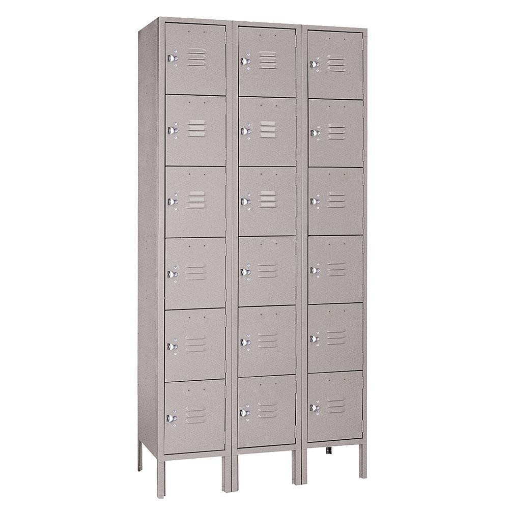 Lyon - 18 DOOR 12 X 12 X 12 SIX TIER LOCKERS | MSC Direct