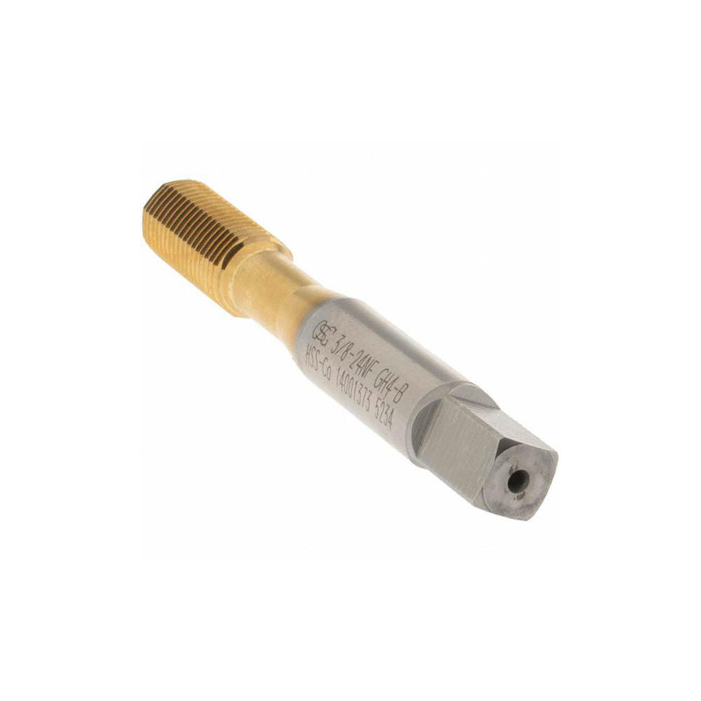 OSG - Thread Forming Tap: 3/8-24 UNF, Modified Bottoming Chamfer, Cobalt, TiN Finish | MSC Direct