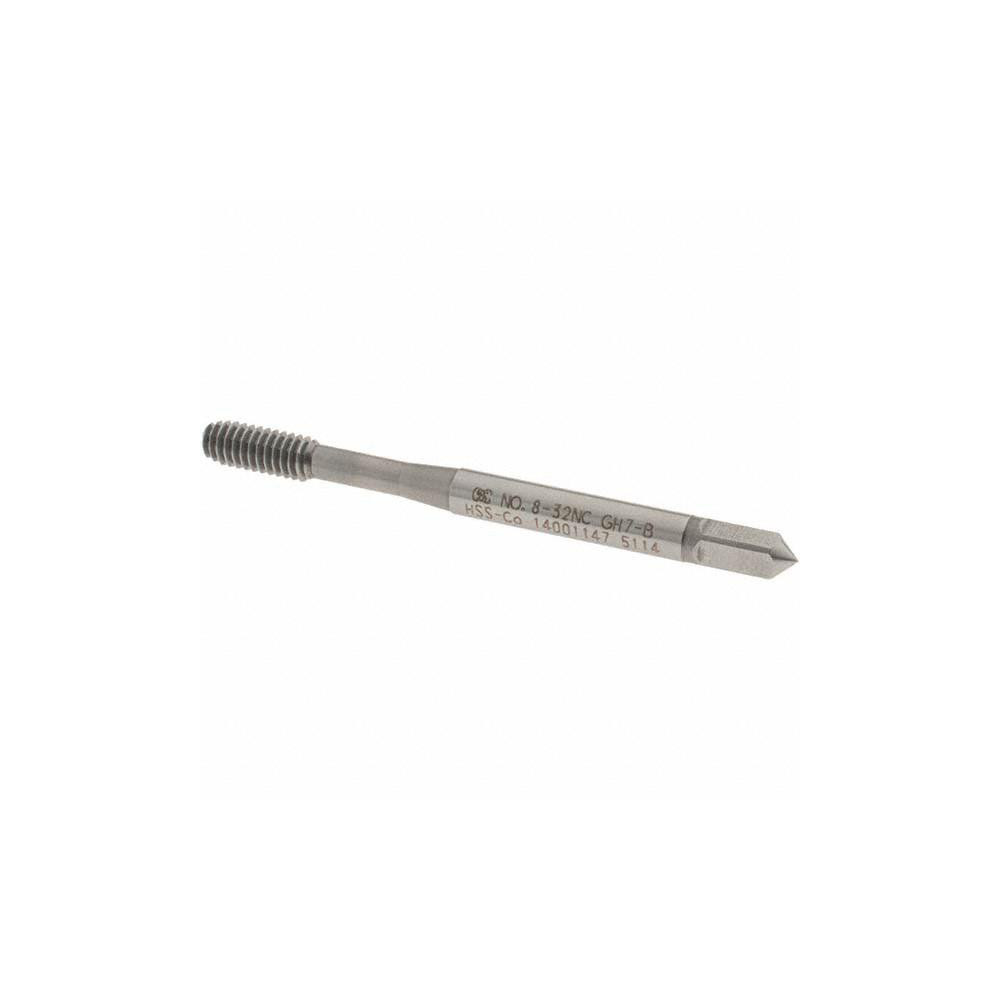 OSG - Thread Forming Tap: #8-32 UNC, Modified Bottoming Chamfer, Cobalt, Bright Finish | MSC Direct