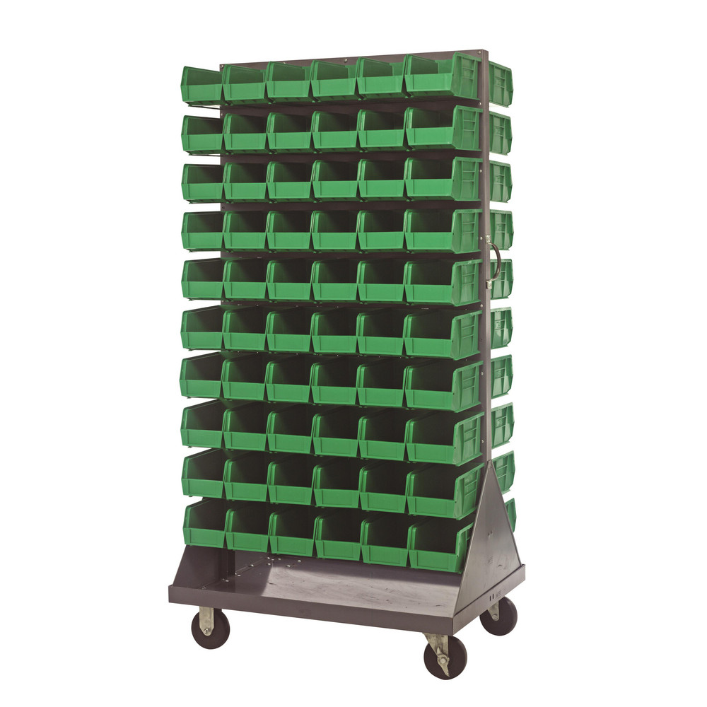 Quantum Storage - Mobile Pick Rack: Double-Sided & Mobile Louvered Rack ...