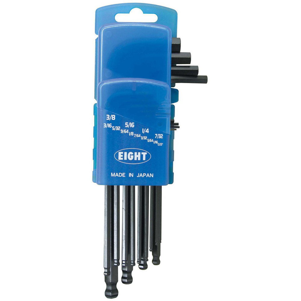 Eight Tool - Hex Key Sets: Ball End: Yes; Handle Type: L-Handle ...
