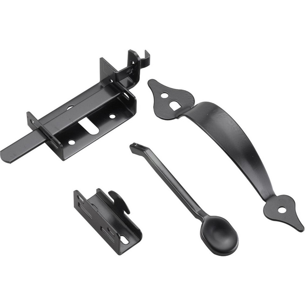 Gate Latches; Mount Type: Screw; Overall Length: 7.08; Projection: 2.04 in; Bolt Length: 7.090