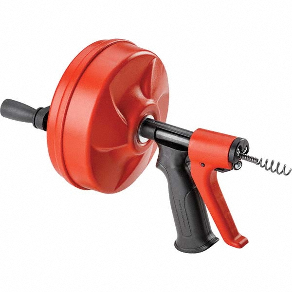 Ridgid - Handheld Drain Cleaner: 25' Cable, for 1/2 to 1-1/2" Pipe ...