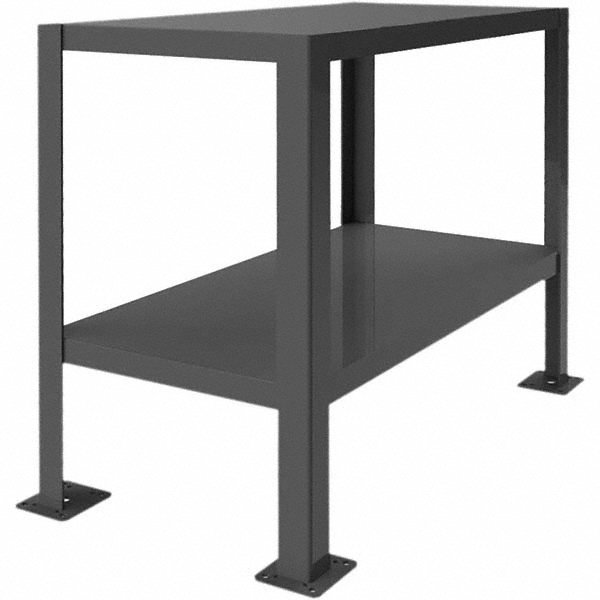 Durham - Heavy-Duty Work Table: 50-3/8" Wide, 26-3/8" Deep, 30" High ...
