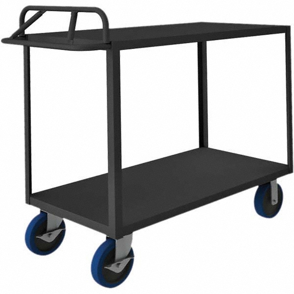 Durham - Service Utility Cart: Steel, Gray | MSC Direct
