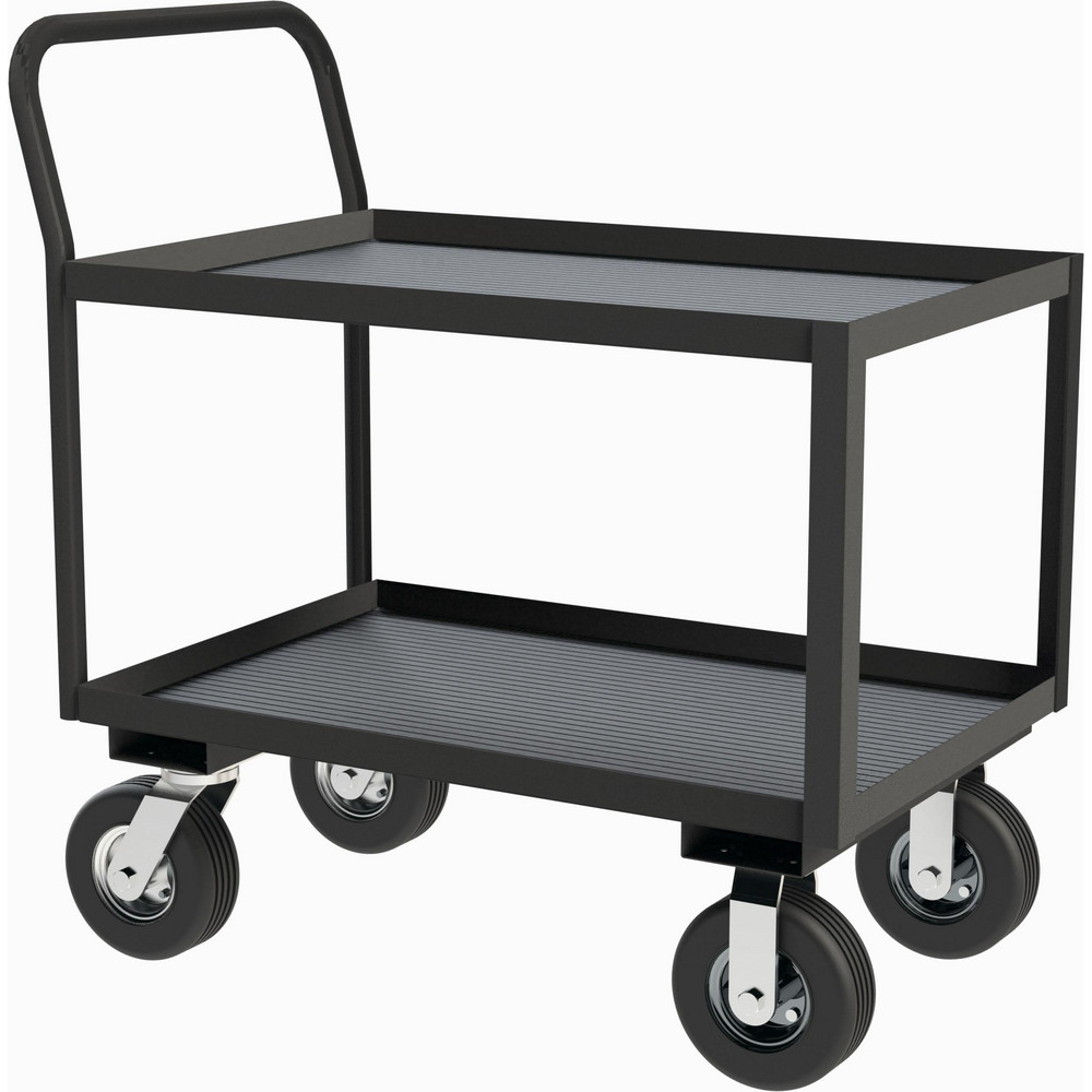 Durham - Instrument Utility Cart: 39" Long, 24-1/4" Wide, Steel, Gray ...