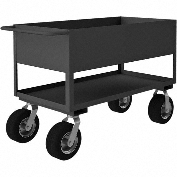 Durham - Heavy-Duty Service Utility Cart: 54-1/4" Long, 24-1/4" Wide ...