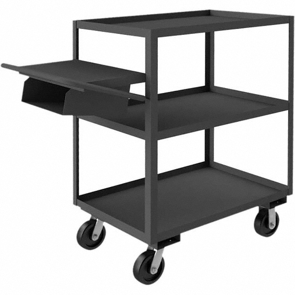 Durham - Order Picking Utility Cart: 52-3/8" Long, 24-1/4" Wide, Steel ...