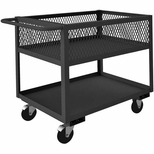 Durham - Heavy-Duty Service Utility Cart: 42-1/4" Long, 24-3/8" Wide ...