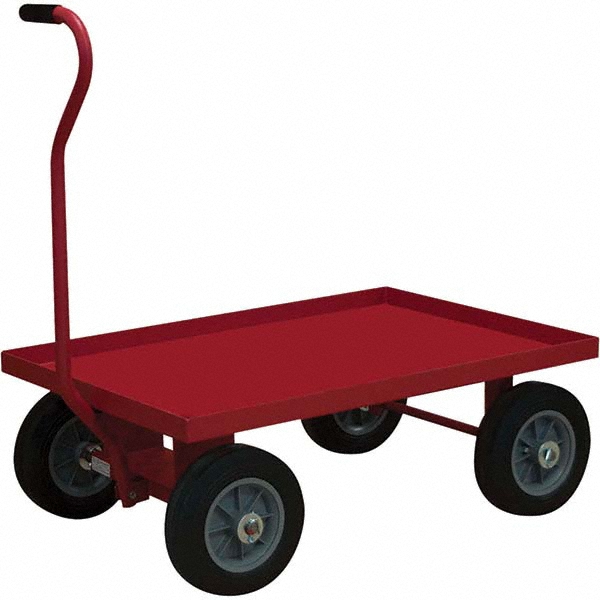 Durham - 5-Wheeled Platform Wagon: 13" High, 38-1/4" Long, 24" Wide ...