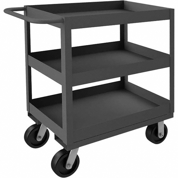 Durham - Service & Stock Utility Cart: 36-1/4" Long, 18-1/4" Wide ...