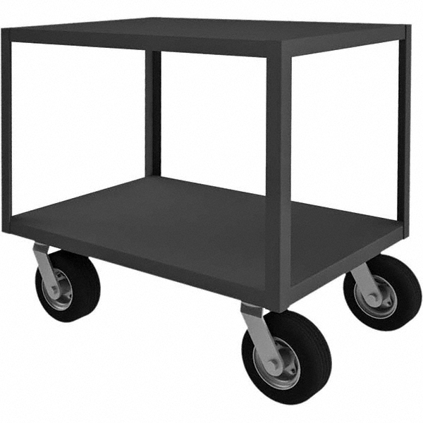 Durham - Instrument Utility Cart: Steel, Gray | MSC Direct