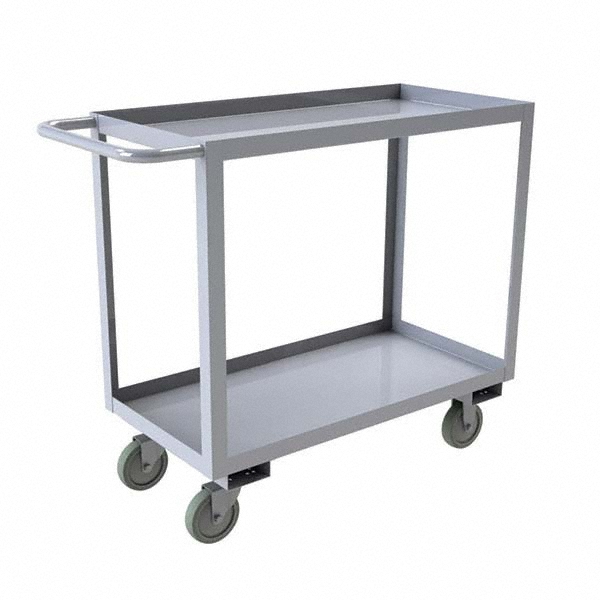 Durham - Stock Utility Cart: 66" Long, 30-1/8" Wide, Stainless Steel ...