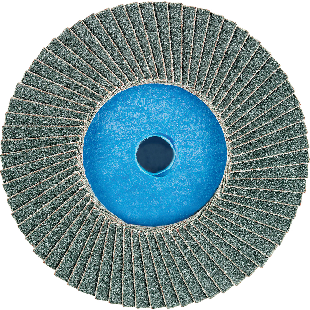PFERD - Flap Disc: 3" Dia, 120 Grit, Zirconia Alumina, Type 27 | MSC Direct