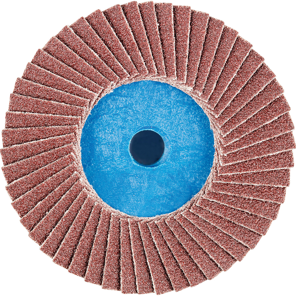 PFERD - Flap Disc: 3" Dia, 60 Grit, Aluminum Oxide, Type 27 | MSC Direct