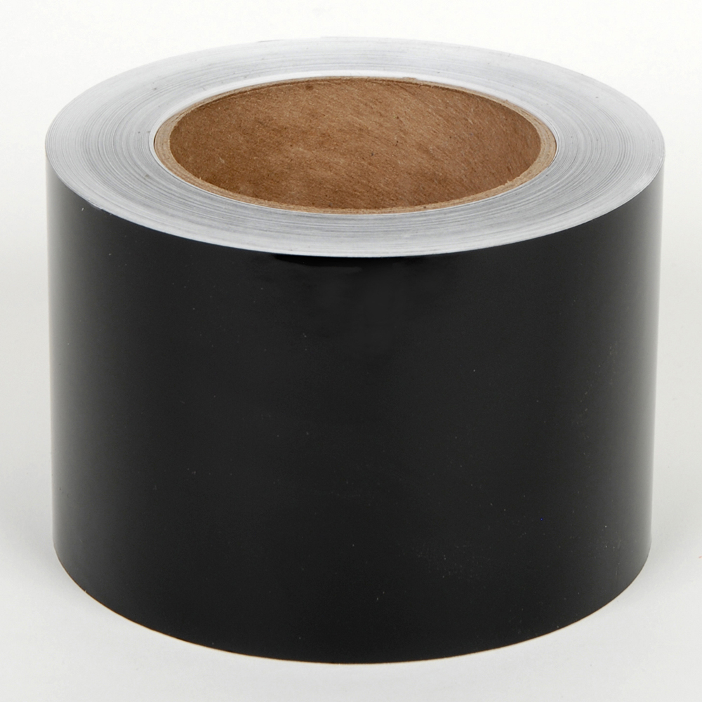 Cobra Systems - Vinyl Tape: 6" x 150', Black | MSC Direct