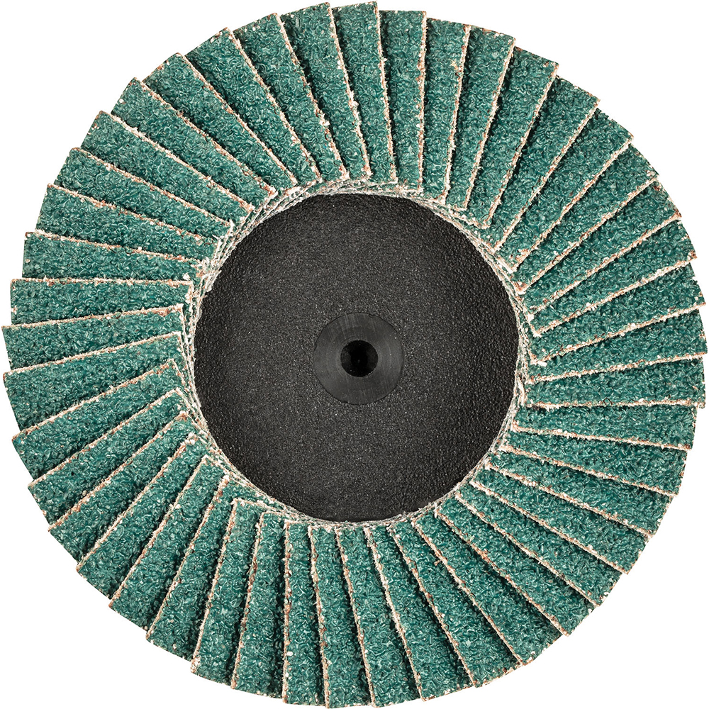 PFERD - Flap Disc: 3" Dia, 40 Grit, Zirconia Alumina, Type 27 | MSC Direct