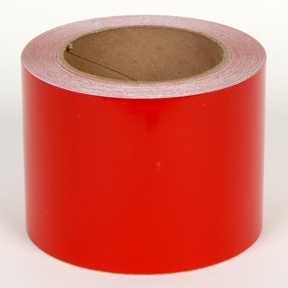 Cobra Systems - Vinyl Tape: 5" x 75', Red | MSC Direct