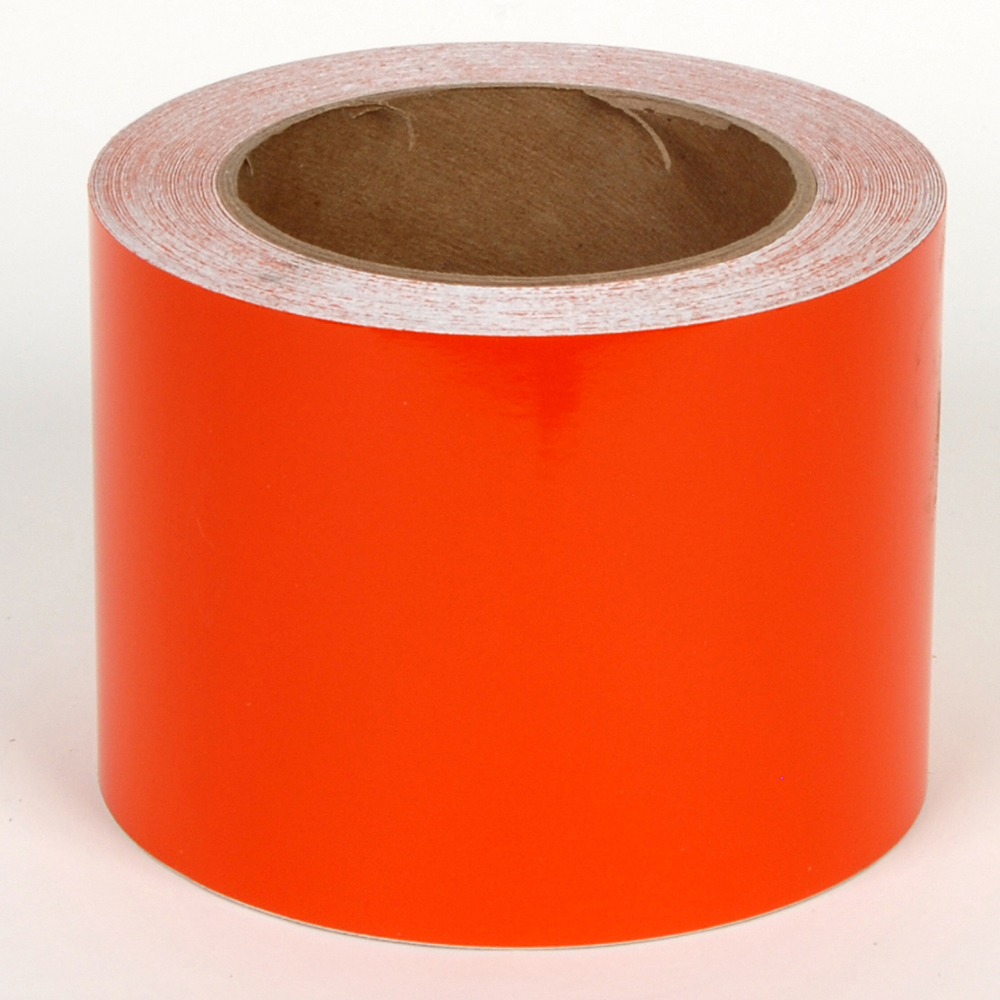 Cobra Systems - Vinyl Tape: 8" x 75', Orange | MSC Direct
