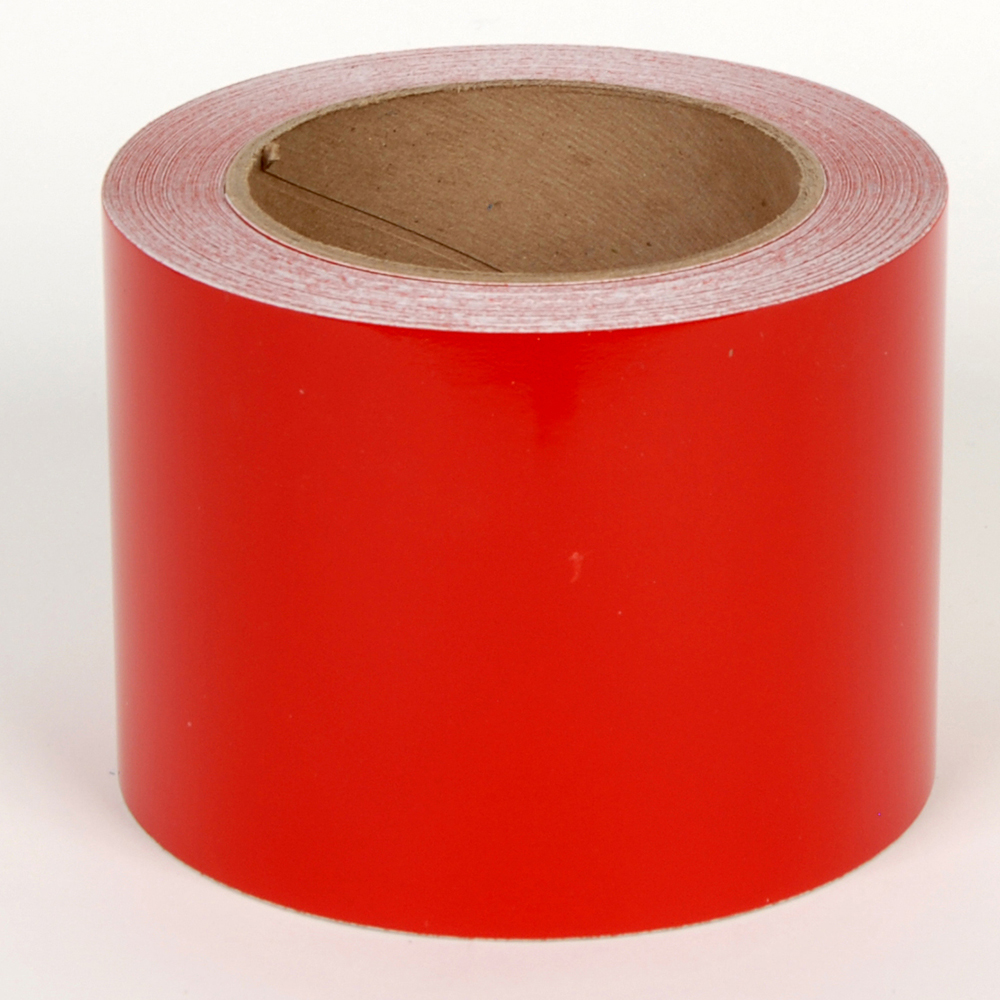 Cobra Systems - Vinyl Tape: 6" x 75', Red | MSC Direct