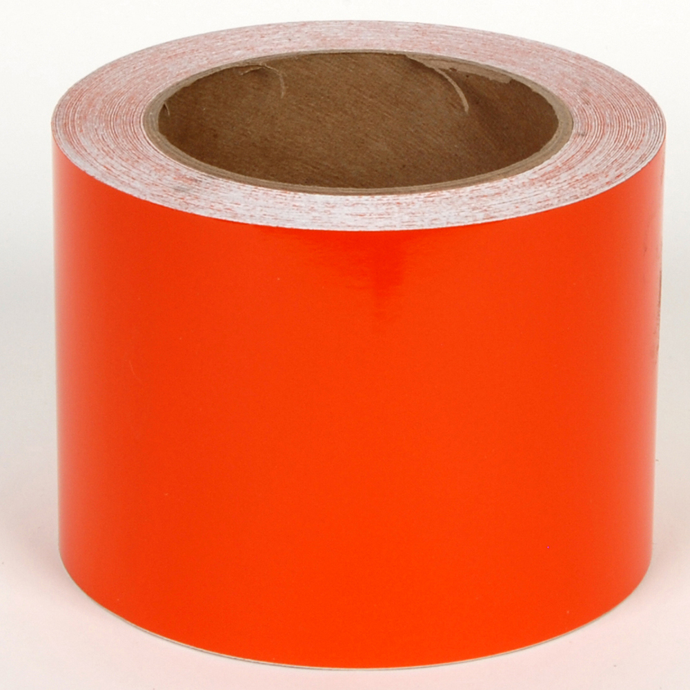 Cobra Systems - Vinyl Tape: 6" x 75', Orange | MSC Direct