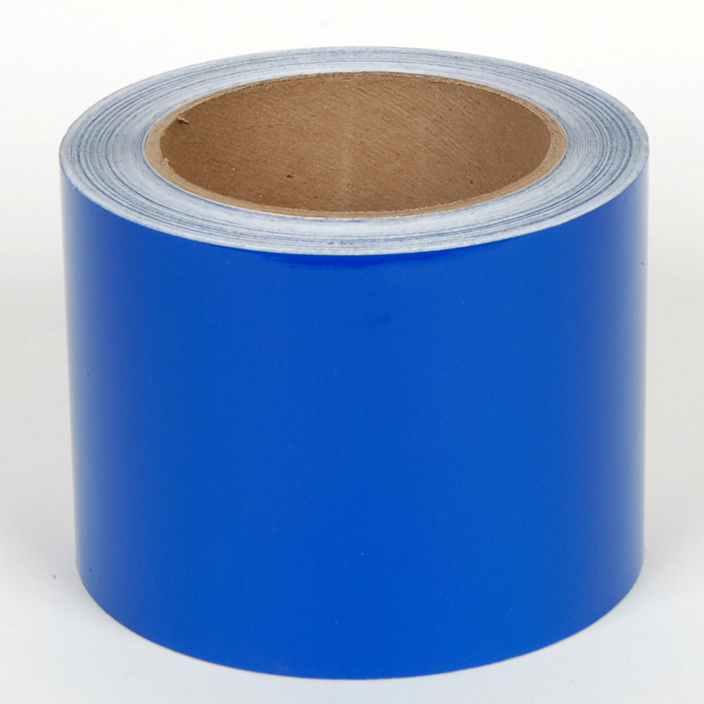 Cobra Systems - Vinyl Tape: 4" x 75', Blue | MSC Direct