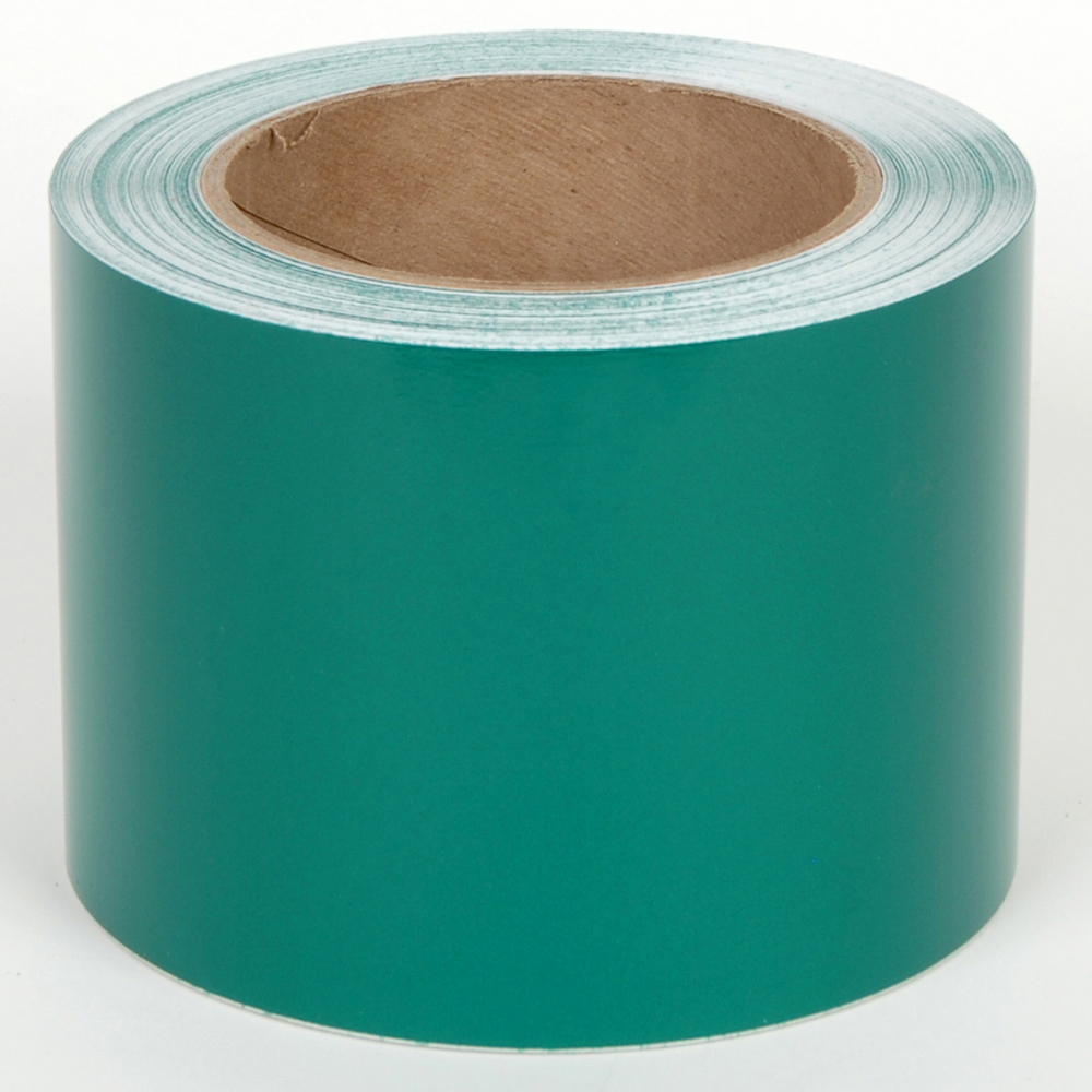 Cobra Systems - Vinyl Tape: 6" x 75', Green | MSC Direct