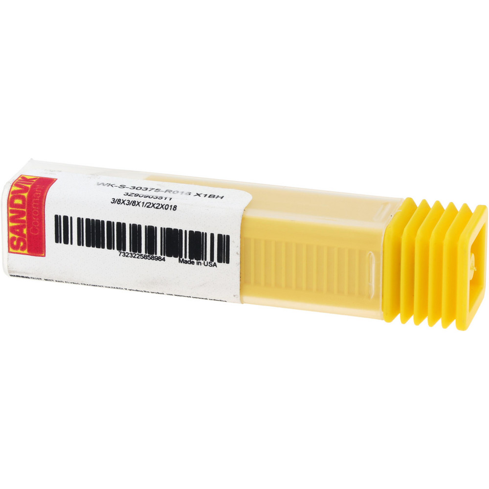 Sandvik Coromant - Corner Radius End Mill: 3/8" Dia, 1/2" LOC, 0.0180 ...