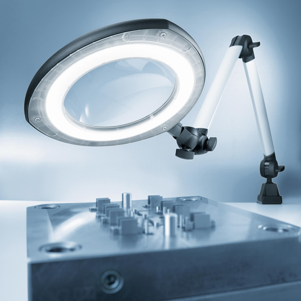 Waldmann Lighting - Task Light: LED, 30.9" Reach, Articulated Arm ...