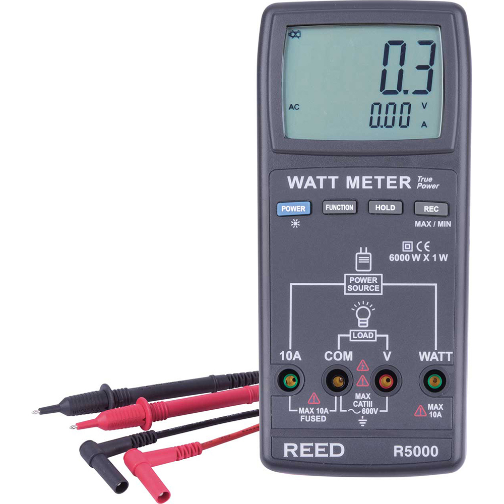 REED Instruments - Power Meters & Analyzers: Meter Type: Power Meter ...