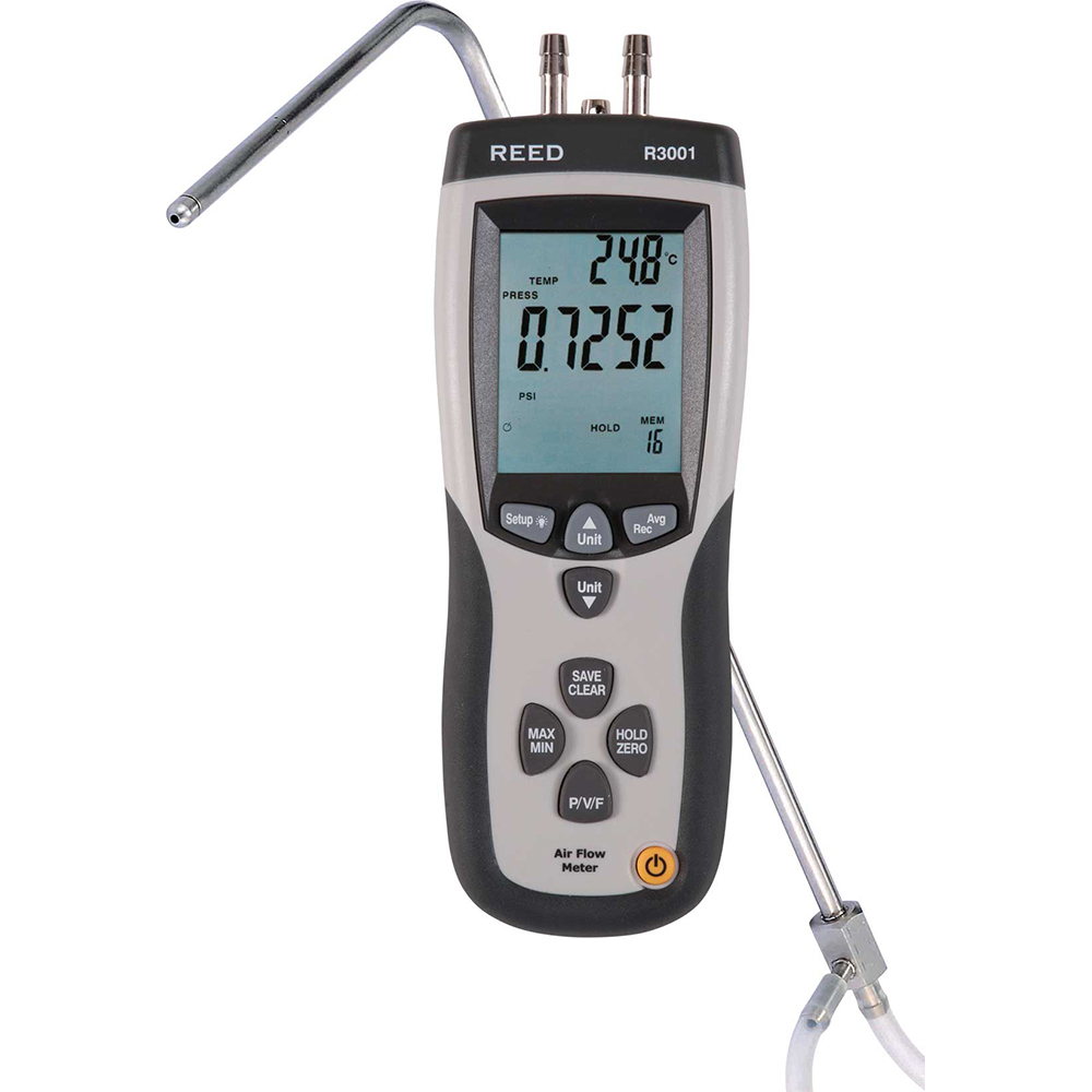 REED Instruments - Airflow Meters & Thermo-Anemometers; Maximum Air ...