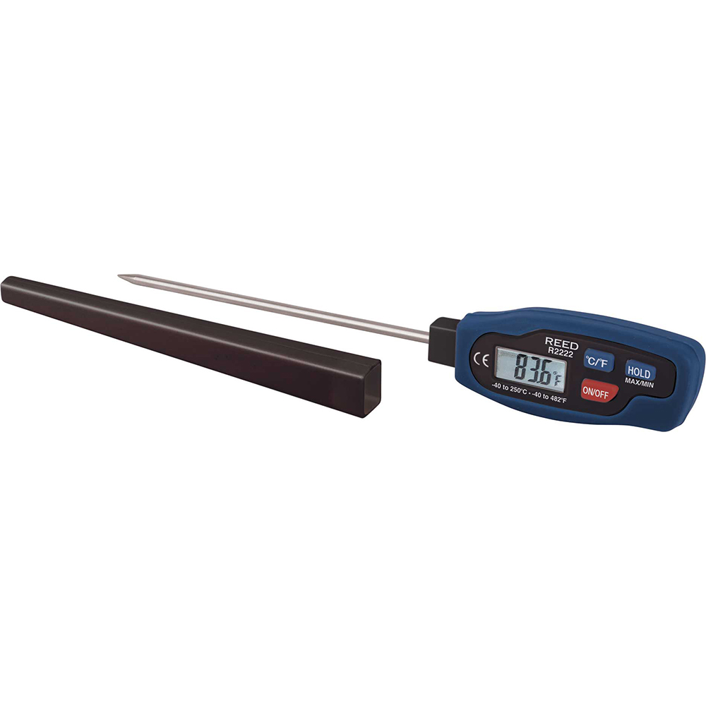 REED Instruments - Digital Thermometer & Probe: 482 ° F | MSC Direct
