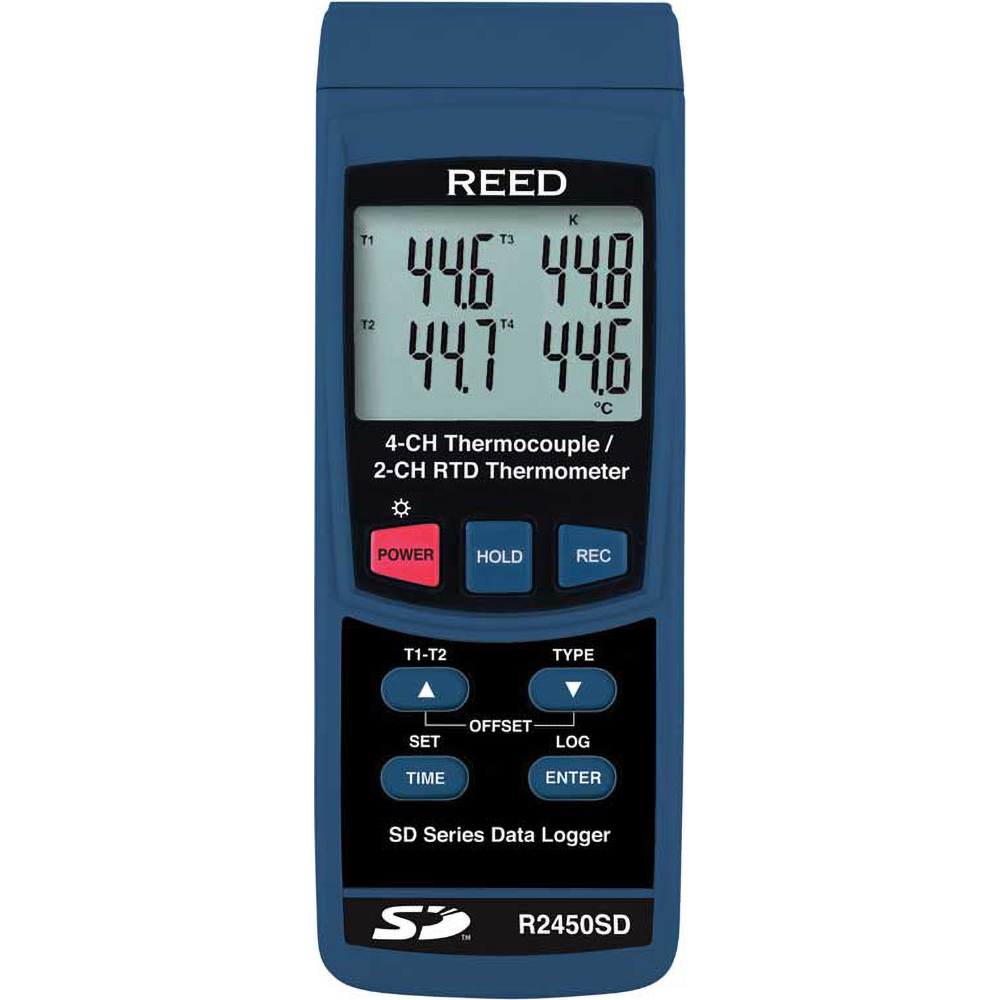 REED Instruments - Digital Thermometer & Probe: 2,372 ° F | MSC Direct