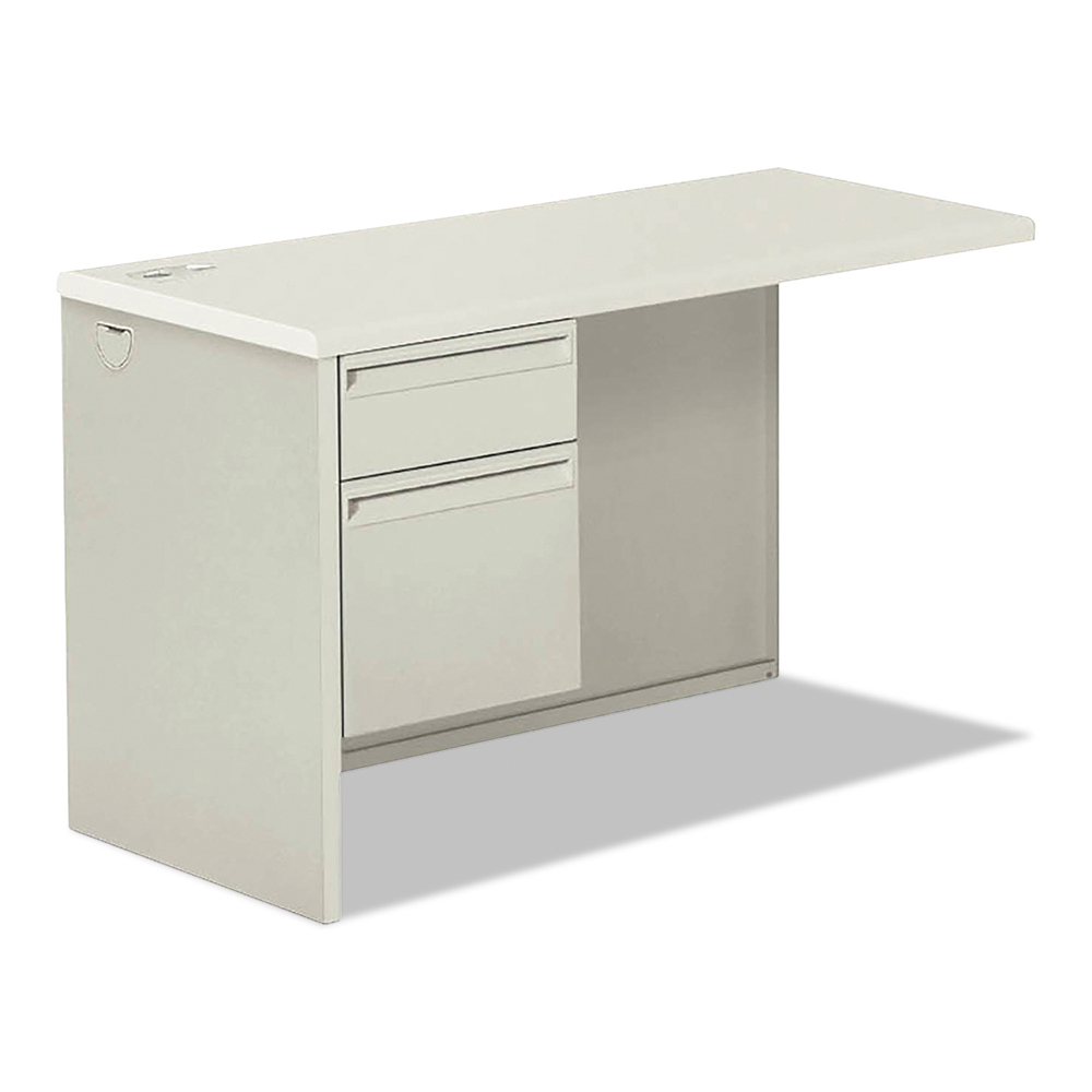 Hon - 2 Drawer Light Gray High-Pressure Laminate & Steel Pedestal File ...