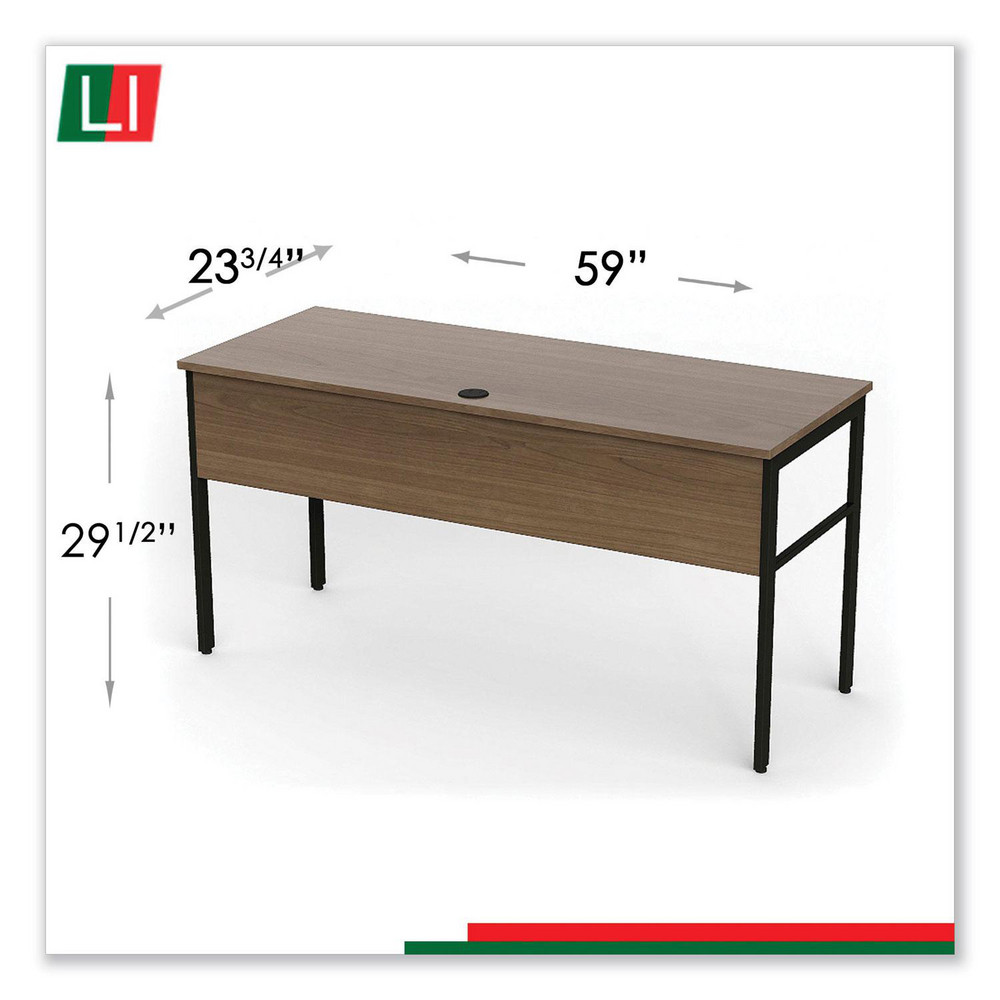 Linea Italia - URBAN DESK WORKSTATION, 59W X 23.75D X 29.5H, NATURAL ...