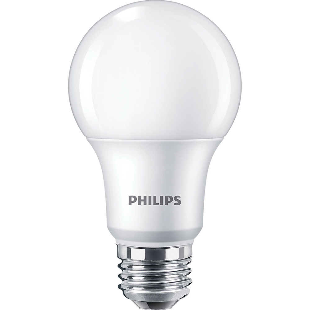 Philips - LED Lamp: Residential & Office, A19, 9.000W, Medium Screw ...