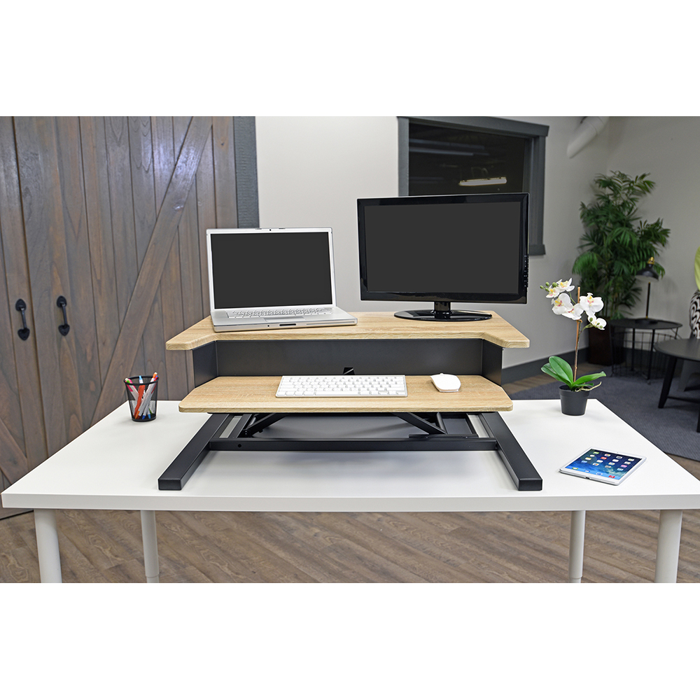 Luxor - Office Desk: White Oak | MSC Direct