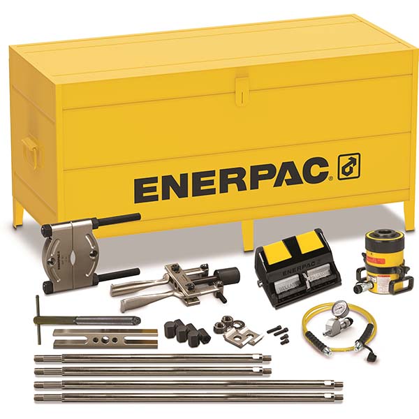 Enerpac - 25 Ton, 8.7 to 8-21/32" Spread, Hydraulic Puller Set | MSC Direct