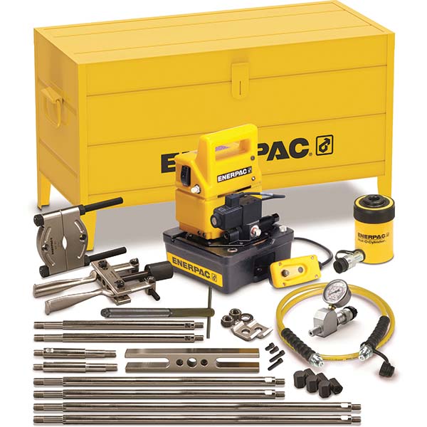 Enerpac - 12 Ton, 5-1/2 to 5-1/2" Spread, Hydraulic Puller Set | MSC Direct