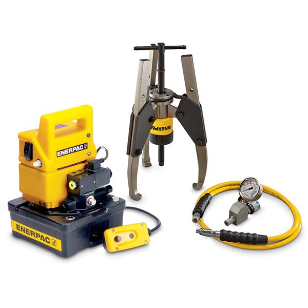 Enerpac - 24 Ton, 18-29/32" Spread, Hydraulic Puller Set | MSC Direct