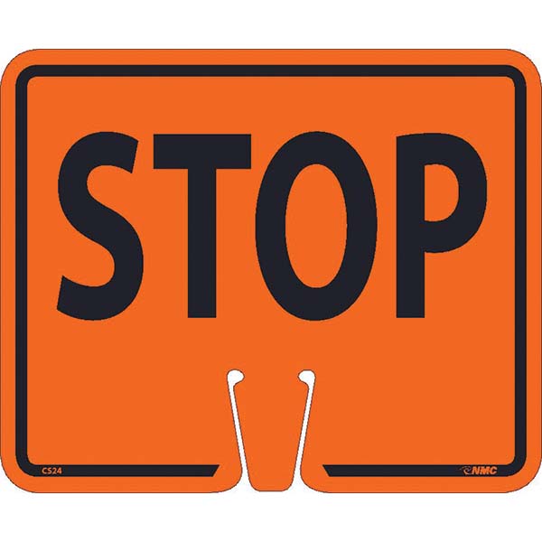 AccuformNMC - 10.375X12.625 SFTY CONE STOP SIGN | MSC Direct