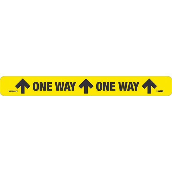 NMC - Adhesive Backed Floor Signs; Message Type: COVID-19 ; Graphic ...