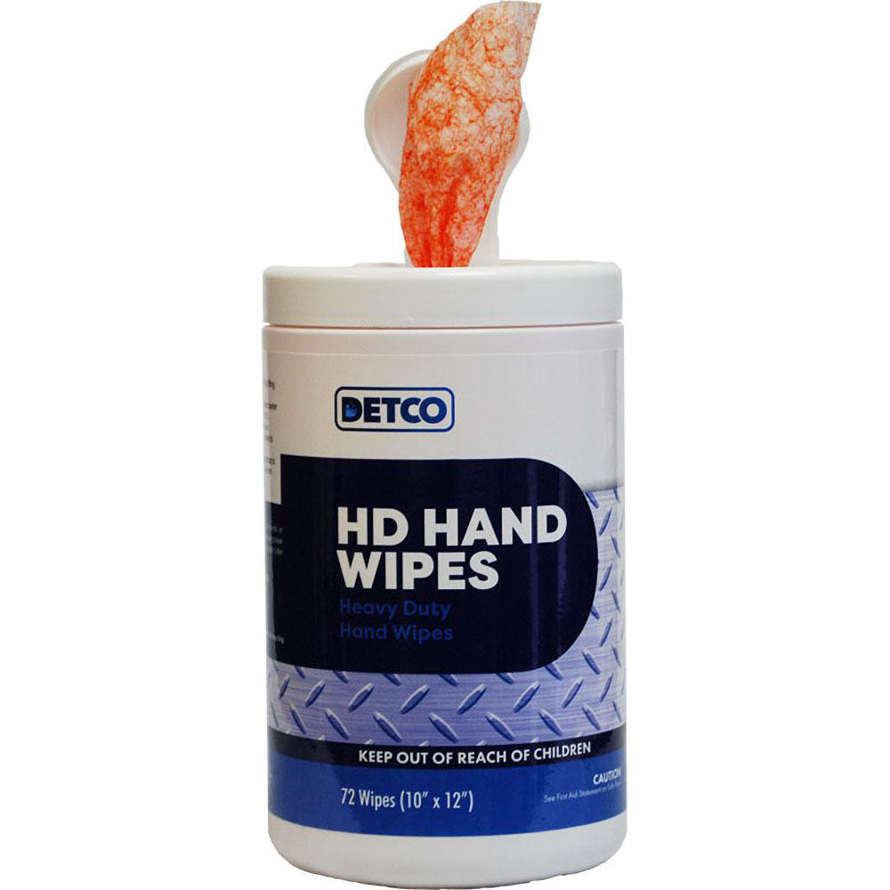 Detco - HD Hand Wipes, Canister, Cherry Scent, Orange | MSC Direct