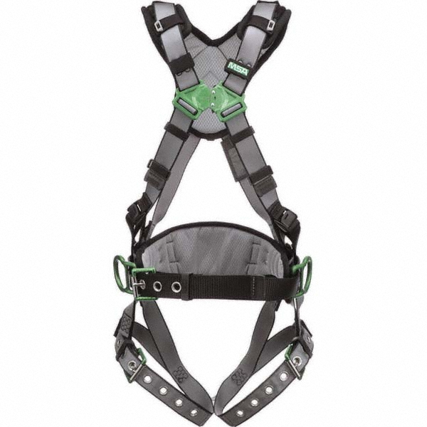 MSA - Fall Protection Harnesses: 400 Lb, Vest Style, Size 2X-Large ...