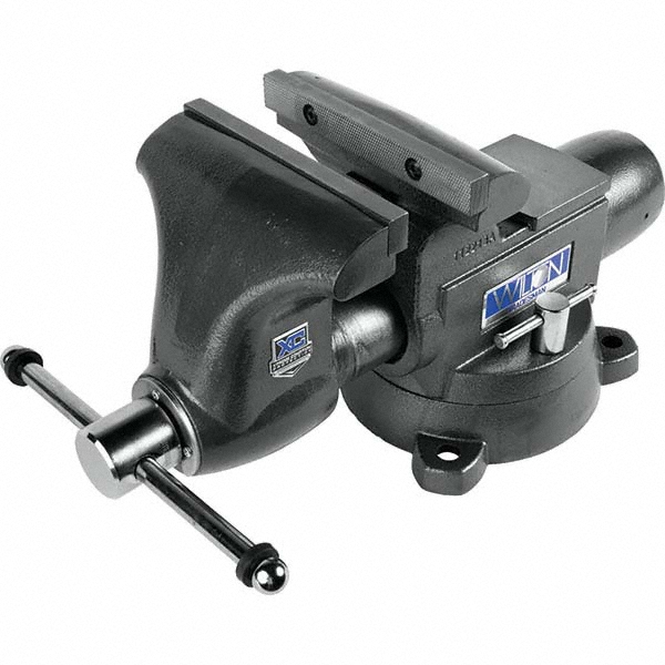 Wilton - 8" Jaw Width x 5" Jaw Opening, 5" Throat Depth, Bench & Pipe ...