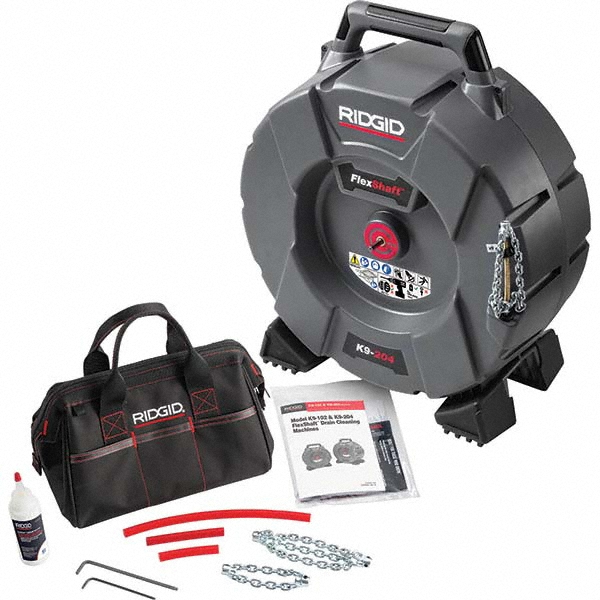 Ridgid - Electric & Gas Drain Cleaning Machines; Cable Length: 70 | MSC ...