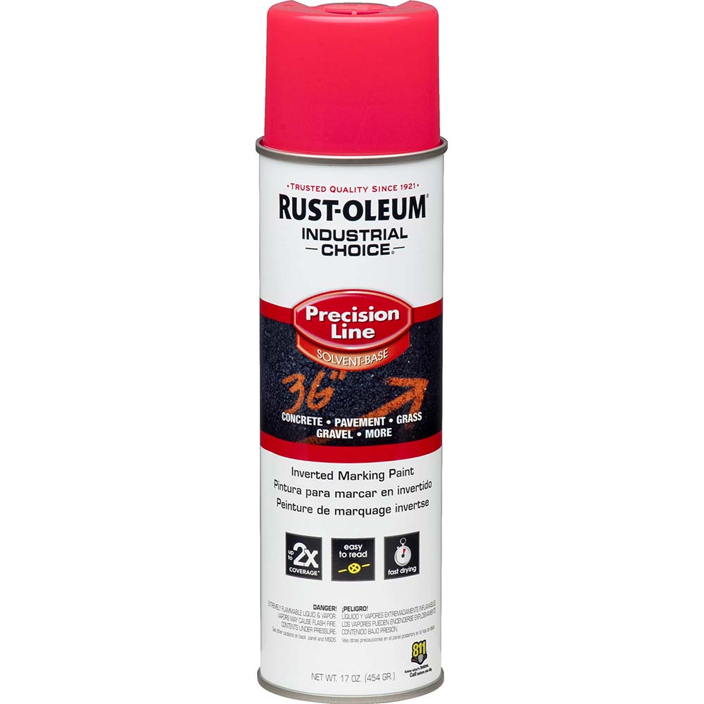 Rust-Oleum - 17 fl oz Pink Marking Paint | MSC Direct