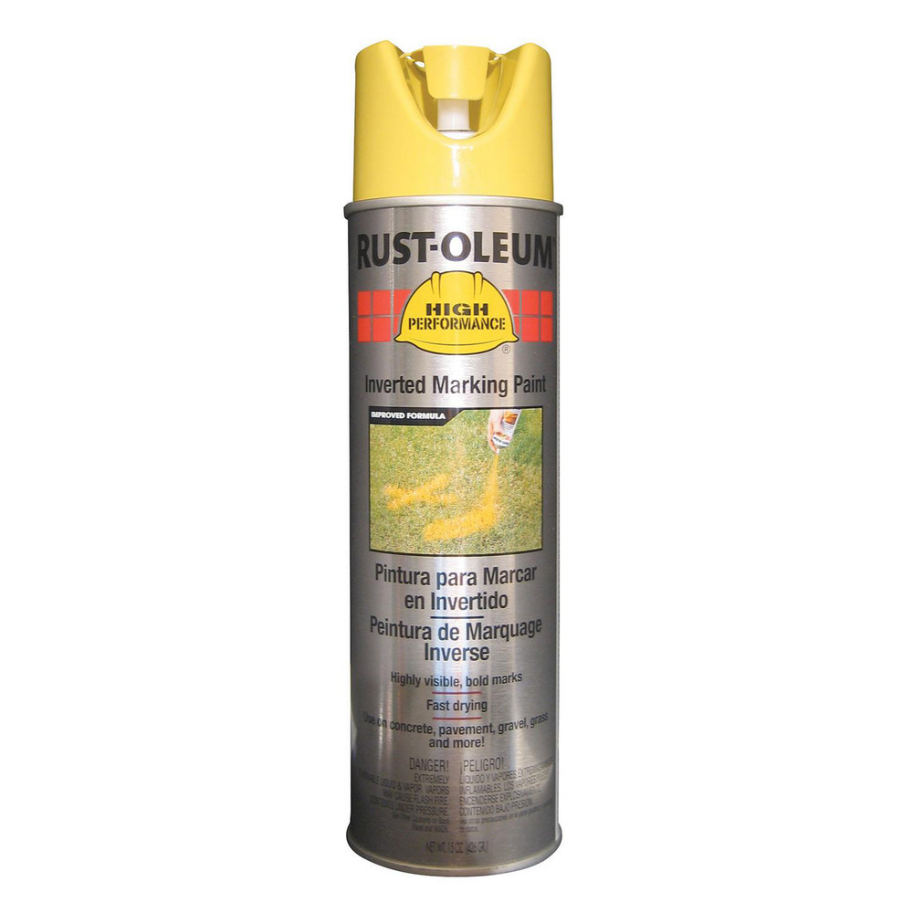 Rust-Oleum - 15 fl oz Yellow Marking Paint | MSC Direct