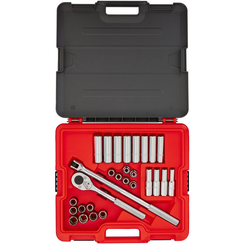 Proto - Socket Set: 30 Pc, 1/2" Drive | MSC Direct