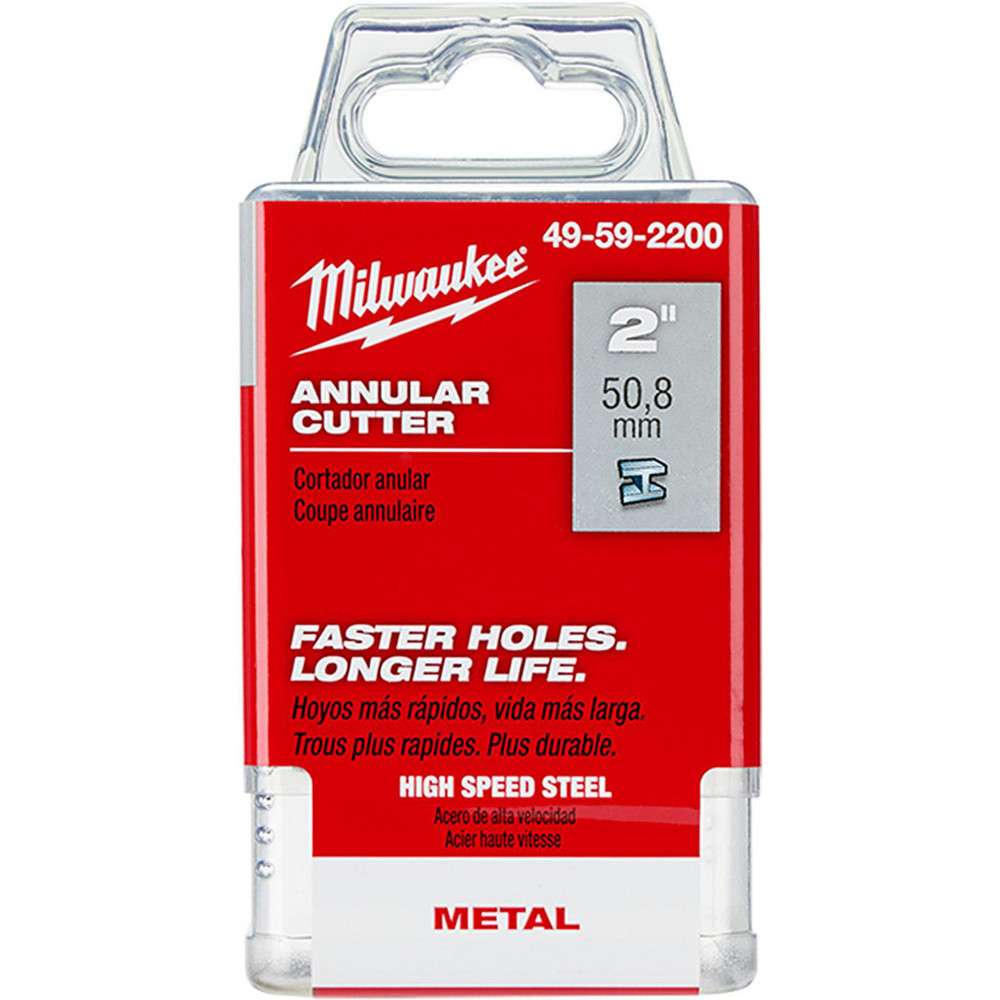 Milwaukee Tool - Annular Cutter: 2-3/16" Dia, 2" Cutting Depth, High ...